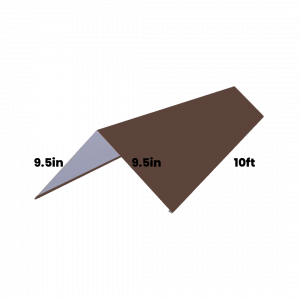 Ridge Caps Colored & Galvalume (10ft length) - Florida Corrugated