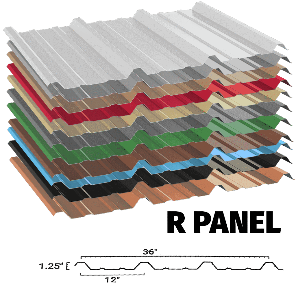 R Panel Corrugated Metal Panel - Florida Corrugated